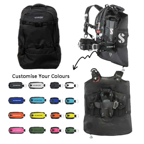 Scubapro Hydros Pro2 BCD | Weight Pockets & Custom Colours